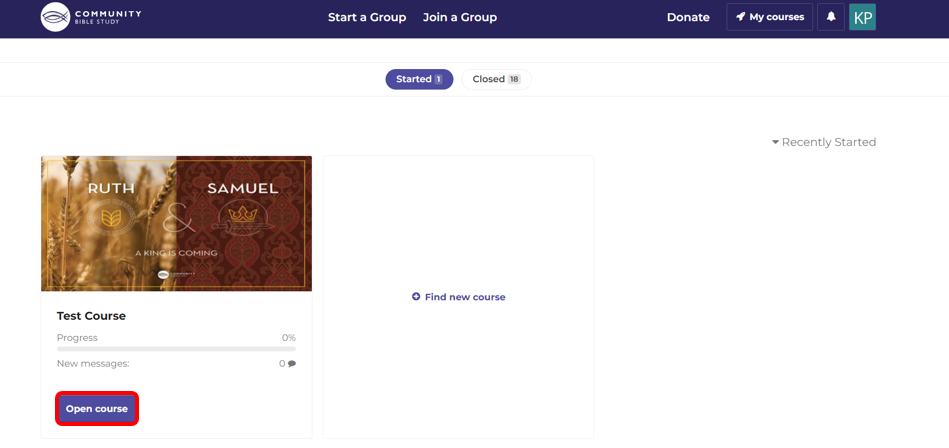 Test Article - Login and Access Course